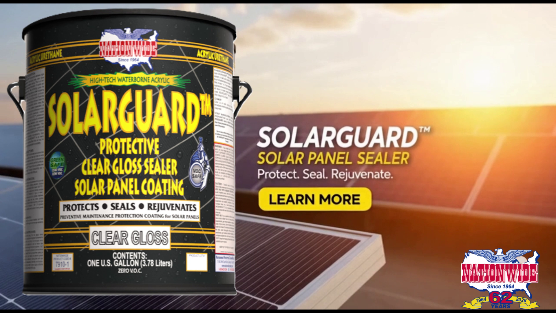 SOLARGUARD™: The Ultimate Clear Gloss Urethane Sealer for Solar Panels ...