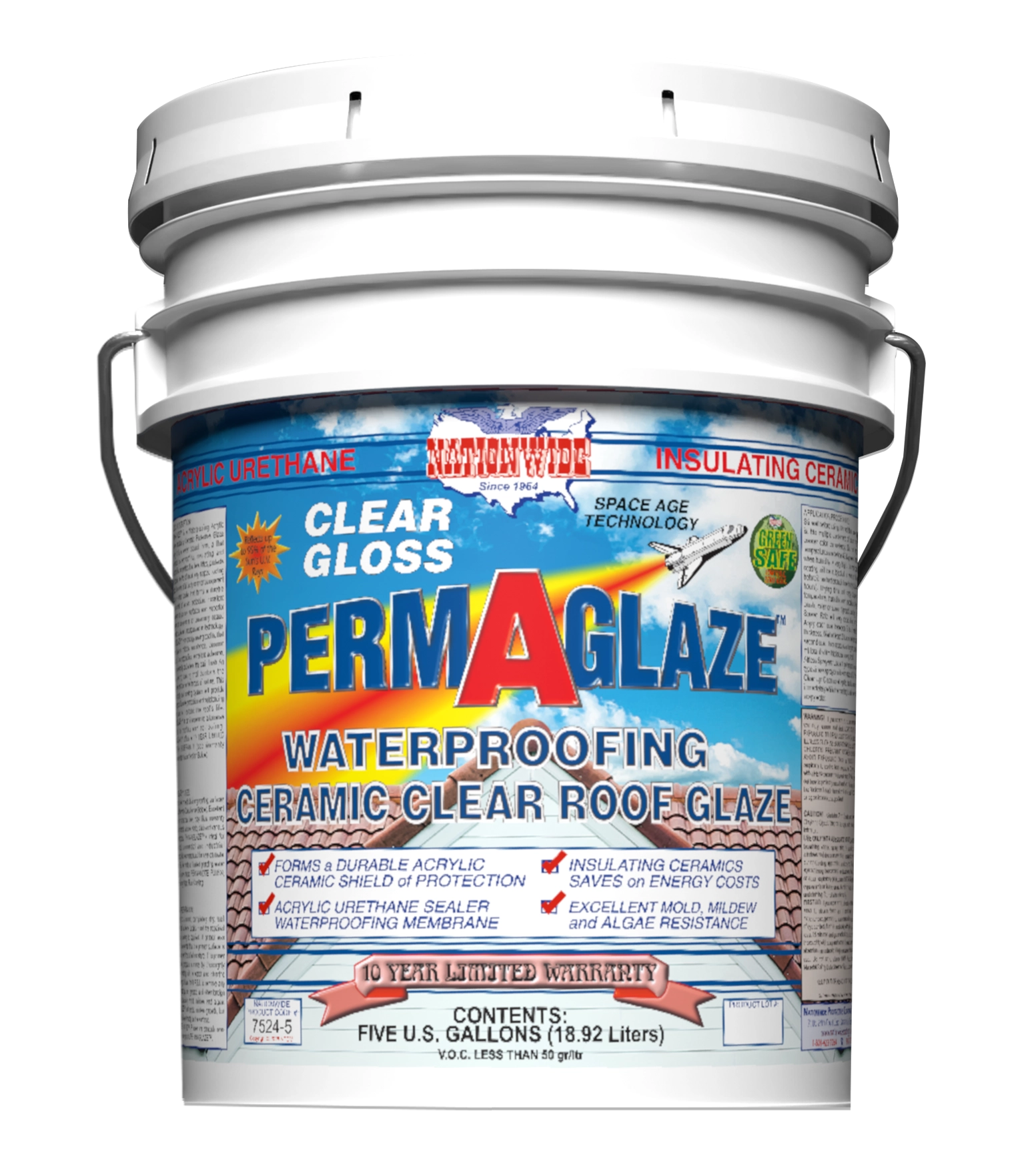PERMAGLAZE™ 10 Year Tile Roof Clear Glaze & Sealer – Nationwide ...