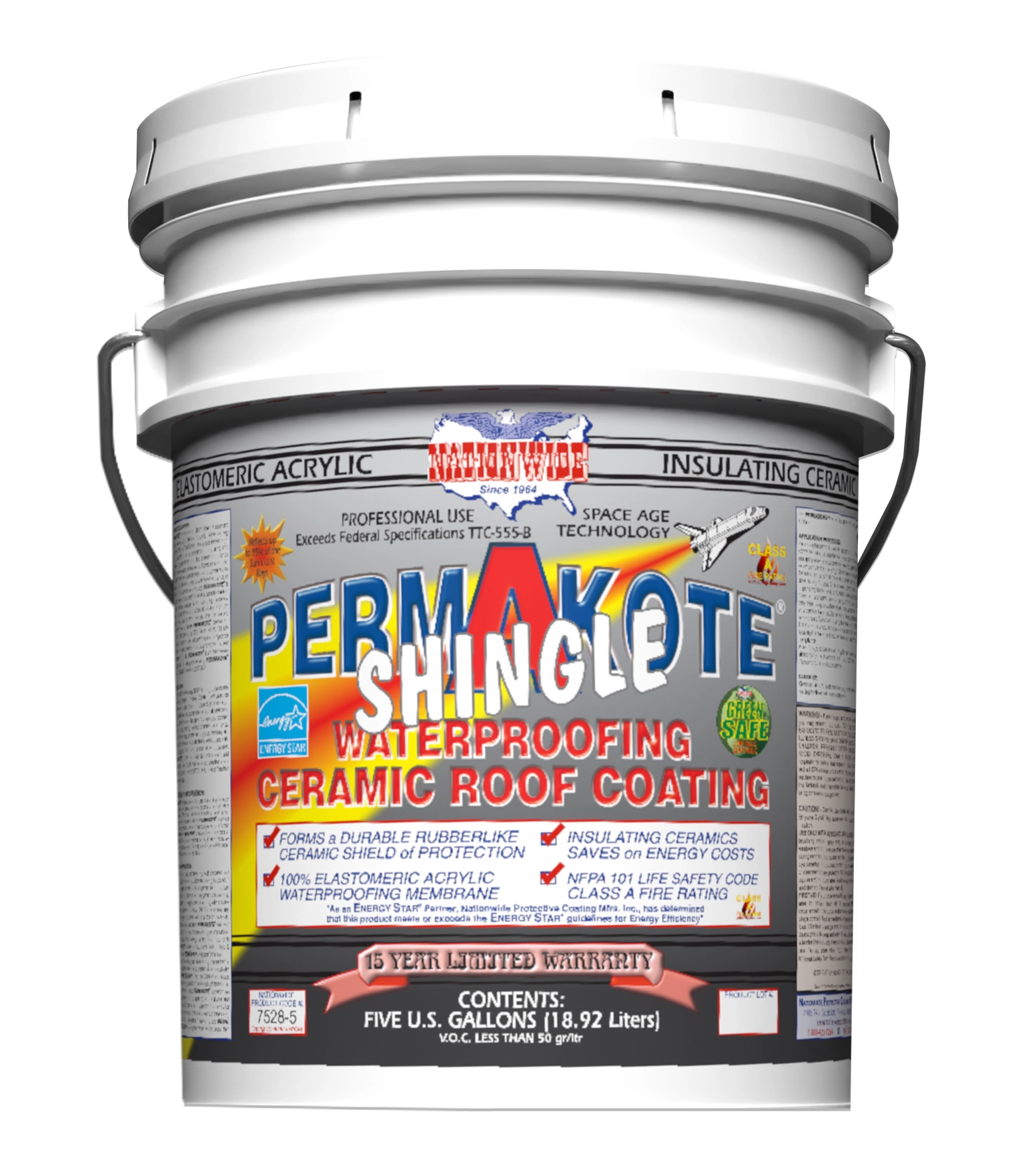 PERMAKOTE® Shingle 15 Year Roof Coating – Nationwide Protective ...